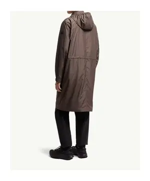 Moncler Aliso Hooded Rain Coat - Brown