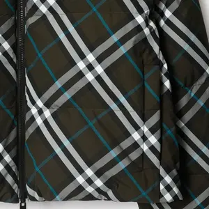Burberry Reversible Checked Puffer Jacket - Comfortable Brown