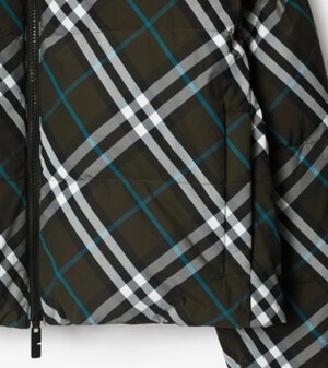 Burberry Reversible Checked Puffer Jacket - Comfortable Brown