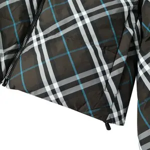 Burberry Reversible Checked Puffer Jacket - Comfortable Brown