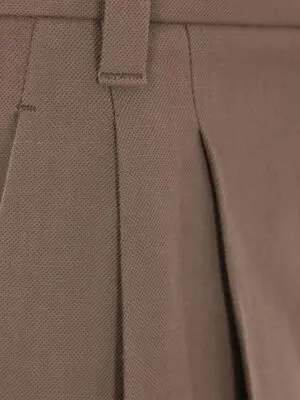 Brunello Cucinelli Pleated Straight-leg Trousers