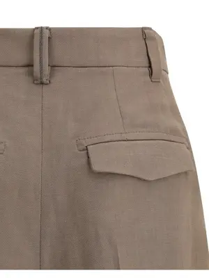 Brunello Cucinelli Pleated Straight-leg Trousers