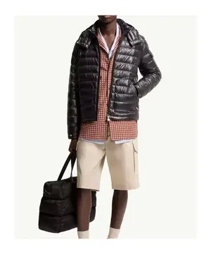 Moncler Lauros Hooded Down Jacket - Black