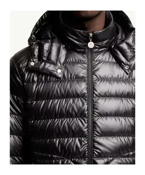 Moncler Lauros Hooded Down Jacket - Black