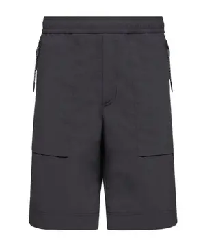 Moncler Logo Patch Drawstring Shorts