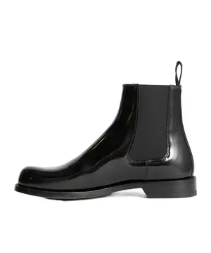 Loewe Chelsea Boot In Brushed-off Calfskin