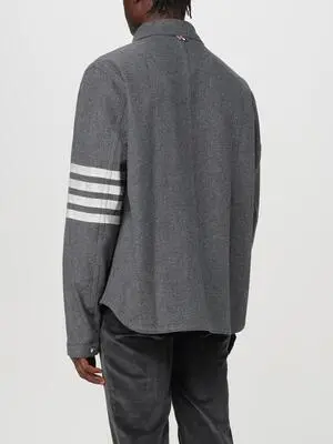 Thom Browne Striped Buttoned Jacket