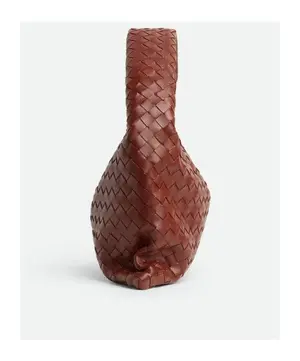 Bottega Veneta Intrecciato Leather Shoulder Bag - Brown