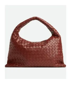 Bottega Veneta Intrecciato Leather Shoulder Bag - Brown