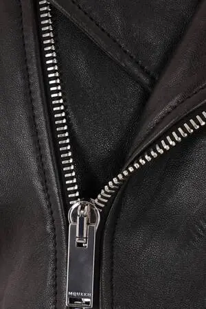 Alexander McQueen Zip-up Leather Jacket