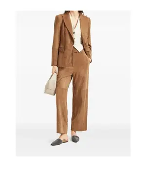 Brunello Cucinelli Floral Appliqué Waistcoat - White