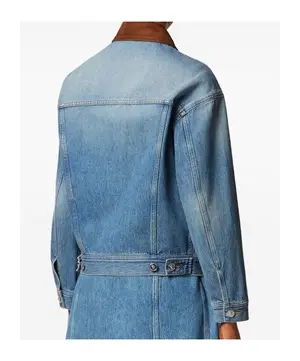 Versace Button-up Denim Jacket - Blue