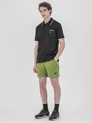 PAUL  SHARK Logo Short-sleeved Polo Shirt