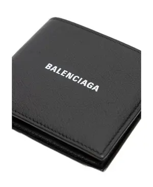 Balenciaga Logo Print Bifold Wallet