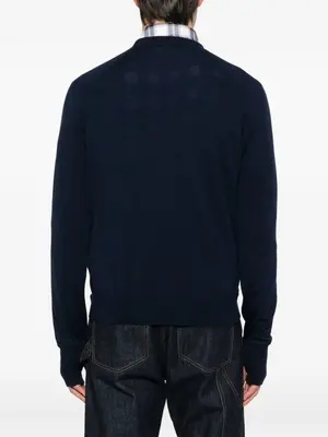 Eleventy Ribbed Crewneck Sweater - Black