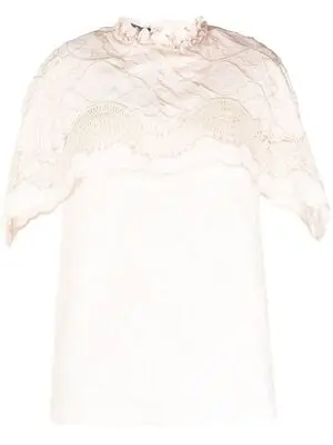 Alberta Ferretti Embroidered Blouses
