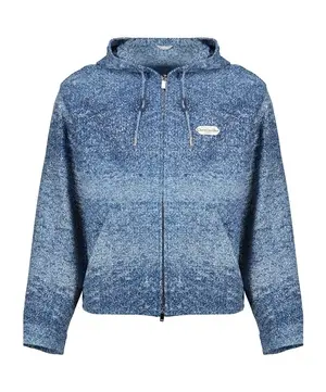 Dior Drawstring Zip-up Jacket - Blue