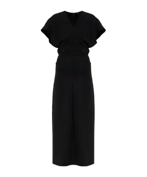 ANINE BING V-neck Maxi Dress - Black