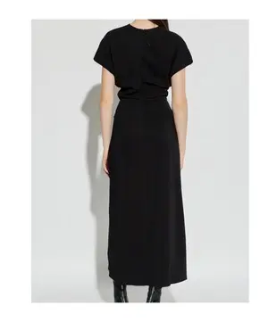 ANINE BING V-neck Maxi Dress - Black