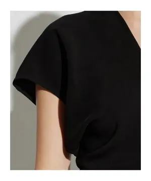ANINE BING V-neck Maxi Dress - Black