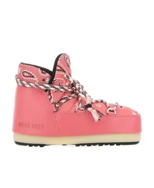 Alanui X Moon Boot Bandana-printed Round-toe Boots