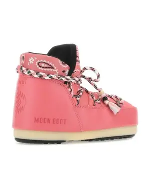 Alanui X Moon Boot Bandana-printed Round-toe Boots
