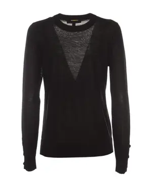 Michael Kors Crewneck Knitted Jumper With Button Details