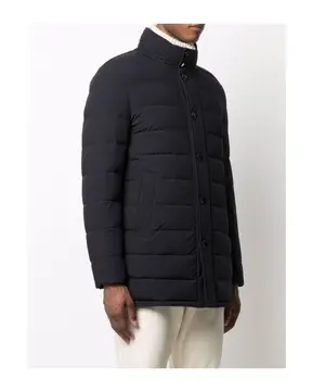 MOORER Calegari Quilted Coat - Black