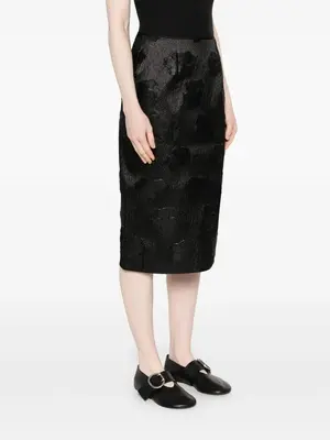 Cecilie Bahnsen Floral Pencil Skirt