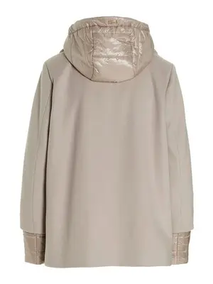 Herno Long-sleeved Coat With Hooded Detail