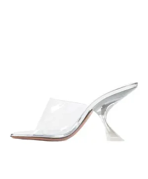 Amina Muaddi Taylor Glass Slipper 90 Pvc Pumps - Transparent