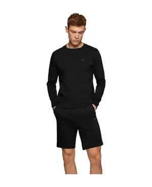 Hugo Boss Salbo Curved Logo-print Sweatshirt