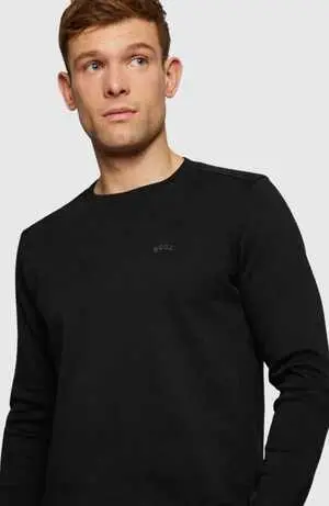 Hugo Boss Salbo Curved Logo-print Sweatshirt