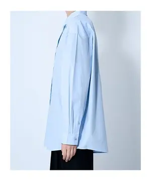 TOTEME Cotton Shirt With Lapel Collar And Button Closure - Blue