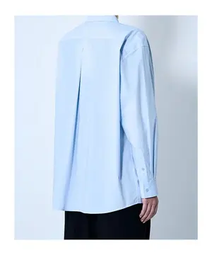 TOTEME Cotton Shirt With Lapel Collar And Button Closure - Blue