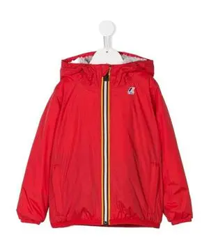 K-WAY Teen Logo Hooded Jacket