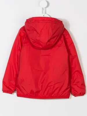 K-WAY Teen Logo Hooded Jacket