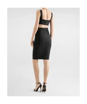 Dolce & Gabbana Corset Style Zippered Skirt