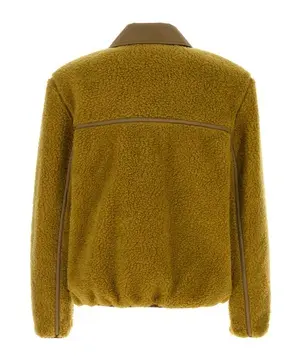 AMI Paris Fleece Zip Up Jacket - 374