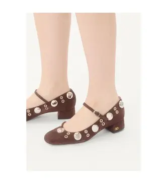 Valentino Garavani Vlogo Signature Eyelet Detailed Pumps - Brown