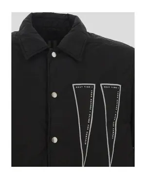 Rick Owens Logo-patch Bomber Jacket