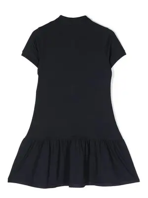 Moncler Ruffled Hem Polo Dress