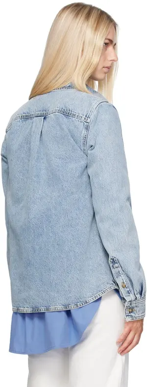 TOTEME Patch Pocket Denim Shirt