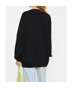Moschino Graphic Print Crewneck Sweatshirt - Black