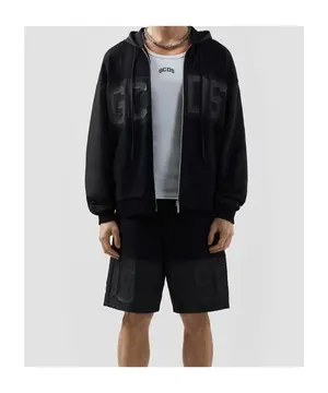 Gcds Band Logo Full Zip Hoodie