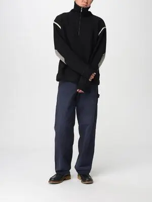 MAISON MARGIELA Textured Straight-leg Distressed Jeans