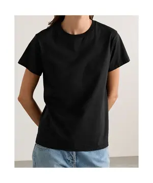 THE ROW Florie Short Sleeve Crewneck Top