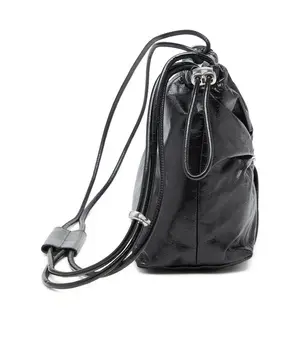 DIESEL® Scrunch-d Drawstring Bucket Bag - Black