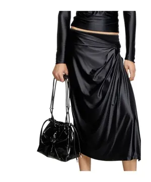 DIESEL® Scrunch-d Drawstring Bucket Bag - Black