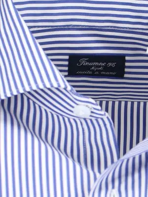 FINAMORE 1925 Striped Long-sleeved Shirt